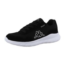 Kappa Herren Sneaker "Laurus", Gr. 42, schwarz-wei&szlig;, Synthetik, Schuhe