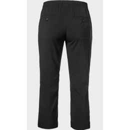 Sch&ouml;ffel SCH&Ouml;FFEL Damen 3/4-Hose "Pants Rangun L"9990, schwarz, Gr. 36, Oberstoff: 95% Nylon, 5% Elasthan, Hosen
