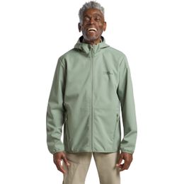 Jack Wolfskin Herren Softshelljacke "BORNBERG HOODY M", gr&uuml;n, Gr. M, Obermaterial: 100% Polyester, Jacken