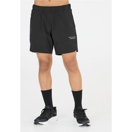 LES'ARCS Kinder Shorts "Melaina", schwarz, Gr. 164, unifarben, 95% Polyester, 5% Elasthan, Hosen, Im minimalistisch-sportlichen Style
