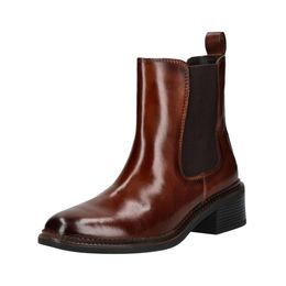 Bagatt Damen Stiefelette "Bagatt Stiefelette Leder/Textil", Gr. 36cognac, Leder, Textil, Schuhe