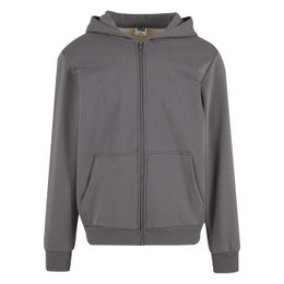 Urban Classics Herren Outdoorjacke "Urban Classics Herren Cozy Zip Hoody", grau, Gr. S, unifarben, 95% Baumwolle, 5% Elasthan, Jacken