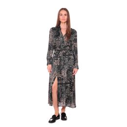 Damen Jerseykleid "SERAPHY", schwarz, Gr. S, Le Temps Des Cerises, 100% Viskose, Kleider, mit stylischem Allover-Muster
