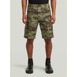 G-Star Raw Shorts G-STAR "Rovic Zip Relaxed Shorts", Herren, Gr. 28, four leaf clover cloud camo, Obermaterial: 70% Baumwolle, 30% Baumwolle, Hosen Shorts