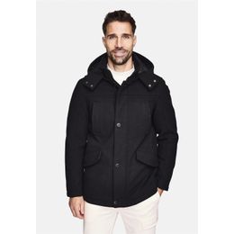 NEW CANADIAN Herren Winterjacke, schwarz, Gr. 50, unifarben, 100% Polyester, Jacken, mit toller Woll-Optik