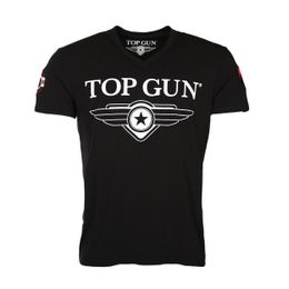 Top Gun Damen T-Shirt "TG20191004", schwarz, Gr. S, Obermaterial: 100% Baumwolle, Shirts