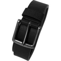 H&uuml;ftg&uuml;rtel Urban Classics "Urban Classics Unisex Leather Imitation Belt", Damen, Gr. L, schwarz, 100% Polyurethan, G&uuml;rtel H&uuml;ftg&uuml;rtel