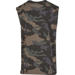 Brandit Herren Tanktop "Brandit Brandit T-Shirt sleeveless"schwarzcamo, Gr. S, unifarben, 100% Baumwolle, Shirts