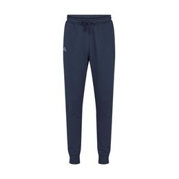 Chinohose Kappa "Kappa Trousers KMLogo Caseri", Gr. L, Normalgr&ouml;&szlig;en, blau marine, Obermaterial: 60% Polyester, 40% Baumwolle, Hosen Chinohose