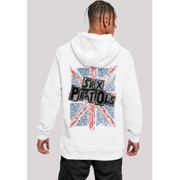 F4NT4STIC Herren Kapuzenpullover "Sex Pistols Anarchy Flag", wei&szlig;, Gr. XL, Obermaterial: 65% Baumwolle, 35% Polyester, Pullover, Premium Qualit&auml;t