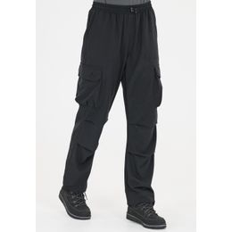 WHISTLER Damen Softshellhose "Russet", schwarz, Gr. 44, unifarben, 90% Polyester, 10% Elasthan, Hosen, im robusten und atmungsaktiven Cargo-Style