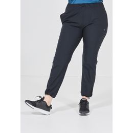 Q BY ENDURANCE Damen Sweathose "CARPO", schwarz, Gr. 52, unifarben, 88% Polyamid, 12% Elasthan, Hosen, mit hochwertigem Funktionsstretch