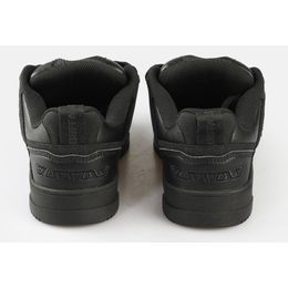 Buffalo Damen Plateausneaker "Azalia LO", Gr. 37schwarz, Lederimitat, Schuhe, Basketsneaker, Halbschuh, Schn&uuml;rschuh mit Memory Foam Innensohle