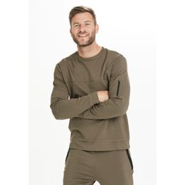 Virtus Herren Sweatshirt "Leislon M Crew Neck", gr&uuml;n, Gr. XXXL, unifarben, 65% Viskose, 30% Nylon, 5% Elasthan, Sweatshirts, mit praktischer