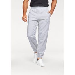 Herren Sweathose, grau, Gr. XL, Fruit of the Loom, unifarben, angeraute Sweatware, Obermaterial: 80% Baumwolle, 20% Polyester, Hosen, aus