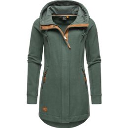 Ragwear Damen Parka "Letti Fleece", gr&uuml;n, Gr. XXXL, Fleece, Obermaterial: 100% Polyester, Jacken, Sportliche Damen Fleecejacke mit Kapuze