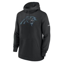 Nike Damen Kapuzenpullover "Nike Hoodie Carolina Panthers Nike", schwarz, Gr. XL, 82% Baumwolle, 18% Polyester, Pullover