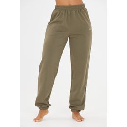 ENDURANCE ATHLECIA ATHLECIA Damen Sweathose "Giannis", gr&uuml;n, Gr. 38, unifarben, 65% Polyester, 35% Baumwolle, Hosen, mit bequemem Dehnbund