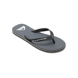 Quiksilver Herren Sandale "Molokai Core", Gr. 11, grau, Obermaterial: Synthetikmaterial / Au&szlig;ensohle: Moosgummi., Schuhe