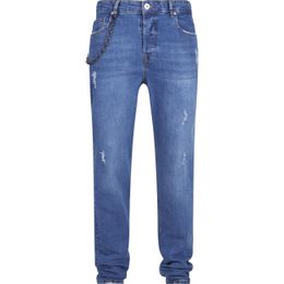 2Y Premium Herren Bequeme Jeans "2Y Premium Herren 2Y Boyfriend Fit Jeans", blau, Gr. 36, unifarben, 97% Baumwolle, 3% Elasthan, Jeans