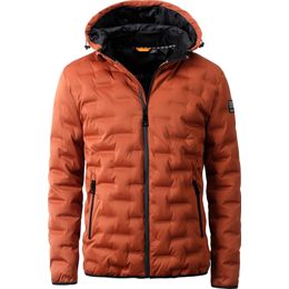 Steppjacke LPO "Marcin 2", Herren, Gr. XL, braun (picante), 100% Polyester, regular fit, B&uuml;ndchen, Jacken Steppjacke