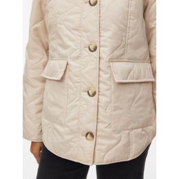 V&eacute;ro Moda VERO MODA Damen Steppjacke "VMMILLIE JACKET NOOS"oatmeal, Gr. L, unifarben, Steppware, Obermaterial: 100% Polyester, Jacken, mit durchgehender