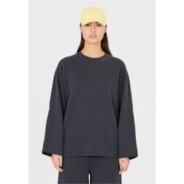 SOS Damen T-Shirt "Ramiu", grau, Gr. XS, meliert, 100% Baumwolle, Shirts, im geradlinigen Loose Fit-Design