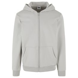 Urban Classics Herren Strickpullover "Urban Classics Herren Cozy Zip Hoody"lightasphalt, Gr. XL, unifarben, 95% Baumwolle, 5% Elasthan, Pullover