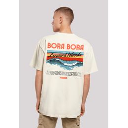 F4NT4STIC Herren T-Shirt "Bora Bora Leewards Island", beige, Gr. S, Obermaterial: 100% Baumwolle, Shirts, Print