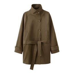 Mango Between-Seasons Coat 'Mona' female Brown size M