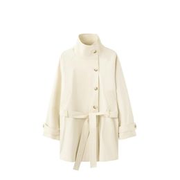 Mango Mantel 'MONA' Damen Gr&ouml;&szlig;e XS beige Wintermantel