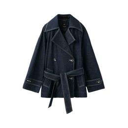 Mango Between-Seasons Coat 'ALMA' female Blue size S