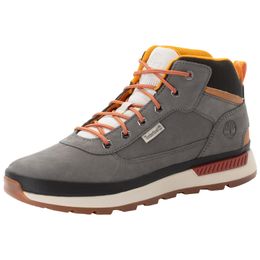 Timberland M&auml;dchen Schn&uuml;rboots "FIELD TREKKERMID LACE UP SNEAKER", Gr. 36, grau, Leder, Textil, Schuhe, Wintersneaker, Sneaker, Winterschuhe