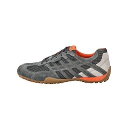 Geox Herren Sneaker "Geox Sneaker Leder/Textil", Gr. 41, grau, Leder, Textil, Schuhe