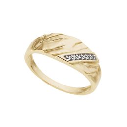 Firetti Damen Fingerring "Schmuck Geschenk Gold 333 Damenring Goldring", 17, Gelbgold 333, wei&szlig;, Gelbgold 333, Fingerringe, mit Zirkonia (synth.)