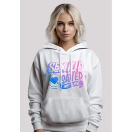 F4NT4STIC Damen Kapuzenpullover "Sex Education Sex Kid Blend Netflix TV Series", wei&szlig;, Gr. XS, Obermaterial: 65% Baumwolle, 35% Polyester, Pullover,