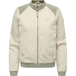 Ragwear Damen Bomberjacke "Chenna Summer YOUMODO"ecru, Gr. XL, Obermaterial: 100% Nylon. Innenfutter: 100% Polyester. Wattierung: 100% Polyester,