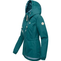 Ragwear Damen Funktionsjacke "Dankka", gr&uuml;n, Gr. XXXL, Obermaterial: 100% Polyester. Innenfutter: 100% Polyester, Jacken, Funktionelle &Uuml;bergangsjacke