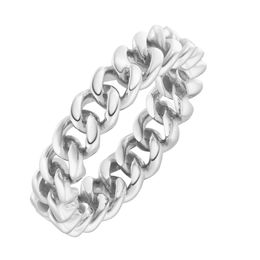 Smart Jewel Damen Fingerring "Panzerkettenoptik, Silber 925", 52, Silber 925 (Sterlingsilber), silber, Silber 925 (Sterlingsilber), Fingerringe