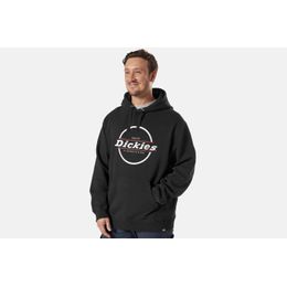 Dickies M&auml;dchen Kapuzensweatshirt "Dickies Workwear Sweatshirt TOWSON GRAPH HOODIE", schwarz, Gr. L, Obermaterial: 80% Baumwolle, 20% Polyester,