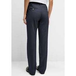 Cinque Damen Anzughose "CIHOMME", blau, Gr. 38, unifarben, Web, Obermaterial: 53% Polyamid, 43% Schurwolle, 4% Elasthan, Hosen, Mit