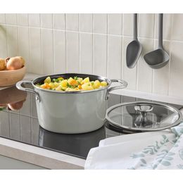 Tchibo - Premium-Emaille-Kochtopf - schwarz