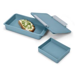 Tchibo - Flache Lunchbox - blau