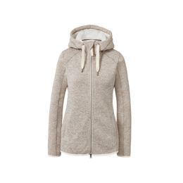 Tchibo - Teddy-Strickfleecejacke - Damen - Gr. M - beige
