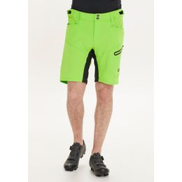 Endurance Herren Radhose "Jamal 2in1", gr&uuml;n, Gr. L, unifarben, 90% Polyester, 10% Elasthan, Hosen, mit herausnehmbarer Innentight