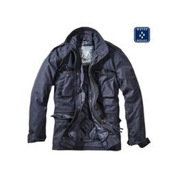 Brandit Herren Langmantel "Brandit Herren M-65 Field Jacket", blau, Gr. S, mehrfarbig, 80% Polyester, 20% Baumwolle, M&auml;ntel