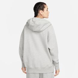 Nike Sportswear Damen Kapuzensweatshirt "W NSW PHNX FLC FZ OS HOODIE"dk grau heat, Gr. M, Obermaterial: 80% Baumwolle, 20% Polyester, Sweatshirts,