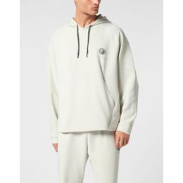 Sweatshirt Plein Sport "Hoodie", Jungen, Gr. 4XL, 10, grau, Obermaterial: 95% Polyester, 5% Elasthan, Sweatshirts Sweatshirt