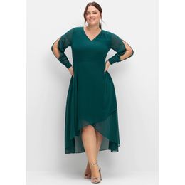 Damen Abendkleid "Abendkleid", gr&uuml;n, Gr. 50, unifarben, 100% Polyester, Kleider