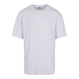 Urban Classics Damen T-Shirt "Urban Classics Herren Organic Oversized Rib Tee"wei&szlig;, Gr. XL, unifarben, 100% Baumwolle, Shirts